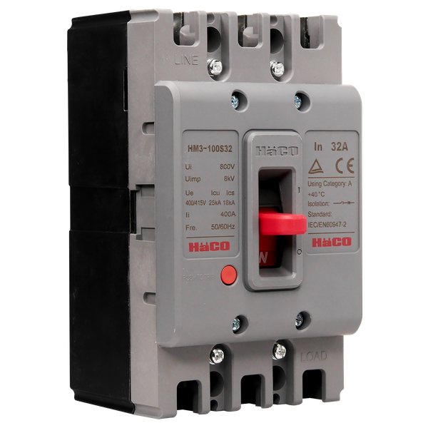 GODUNGFAIFAA | MCCB 3P 32A/100AF 25 kA at 415V