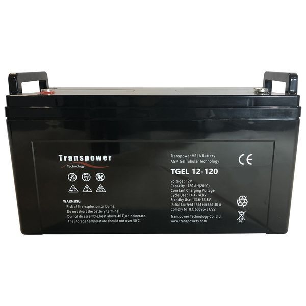 GODUNGFAIFAA | แบตเตอรี่เจล 12V 120Ah Transpower AGM Battery
